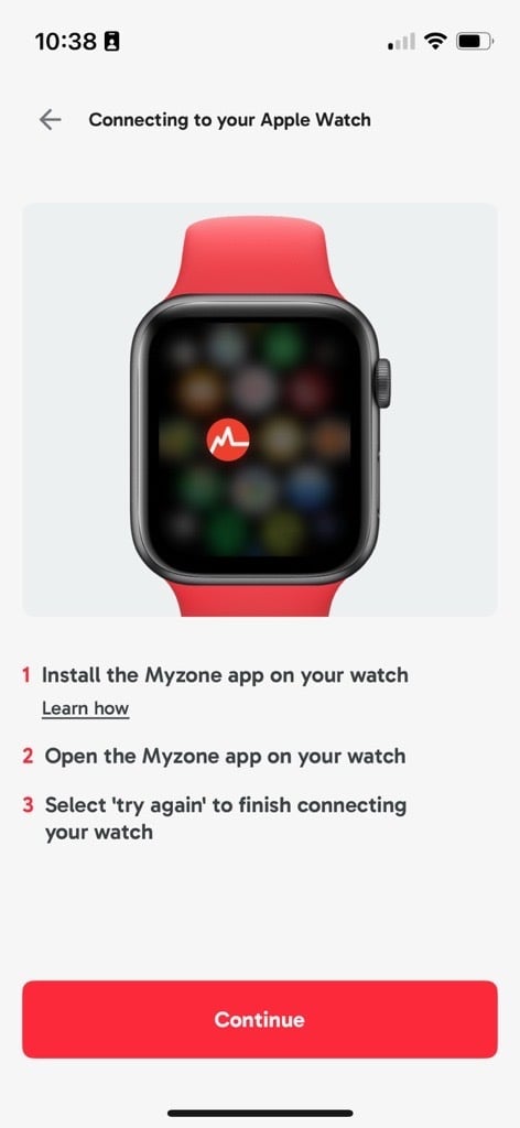Getting started with Myzone Go