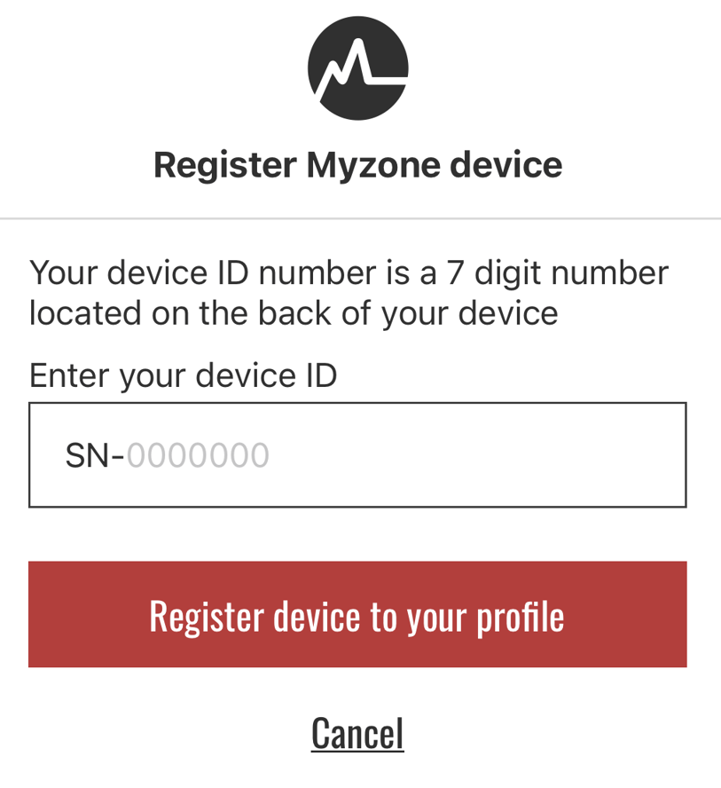 How do I edit, remove or add a device ID to my Myzone account?