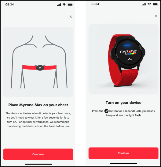 Creating your Myzone Account